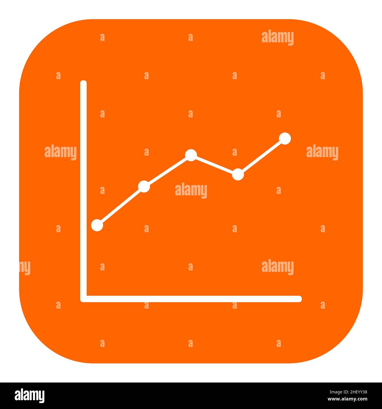 Chart and app icon Stock Photo - Alamy
