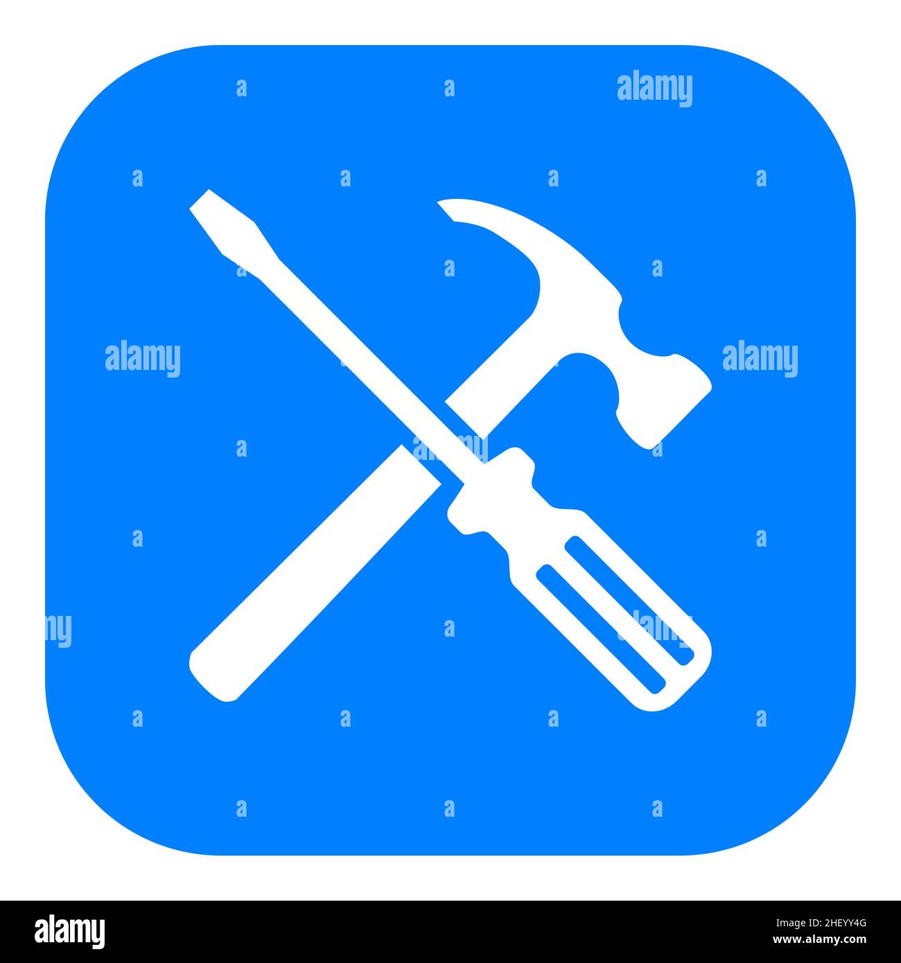 Tools and app icon Stock Photo - Alamy