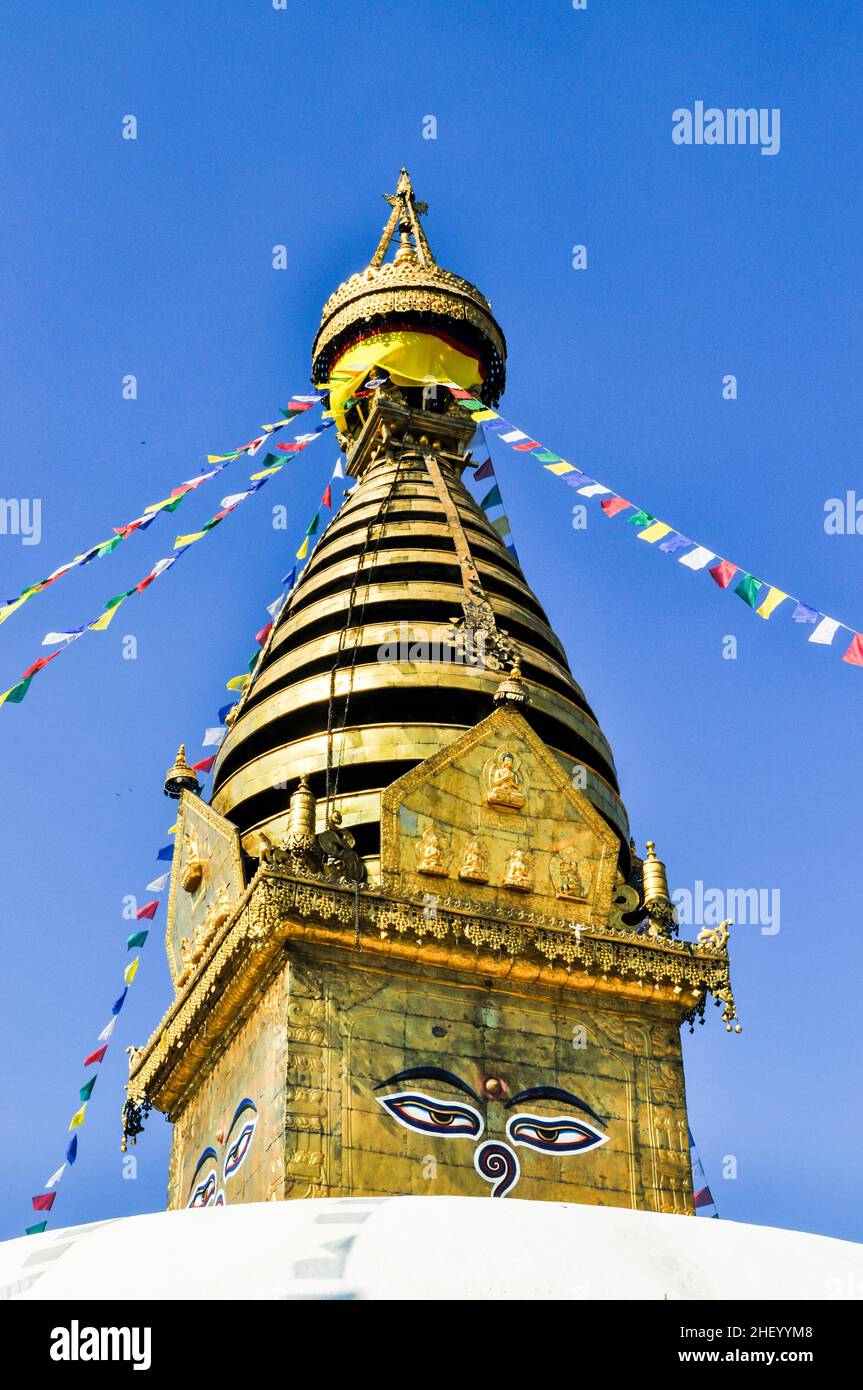 The Great stupa Bodnath in Kathmandu, Nepal Stock Photo - Alamy