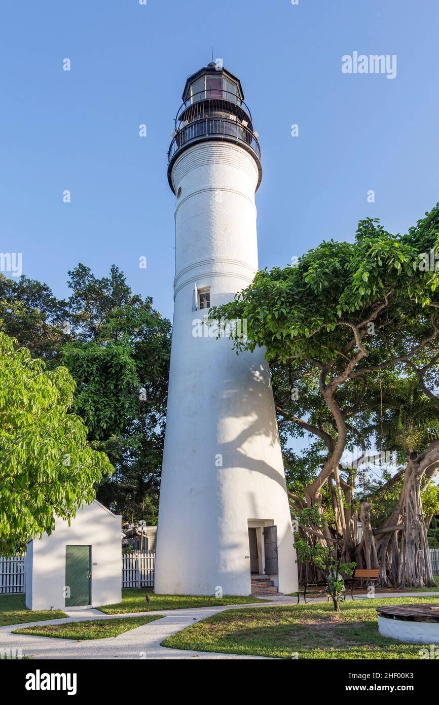 The Key West Lighthouse, Florida Keys, Florida, USA Stock Photo - Alamy