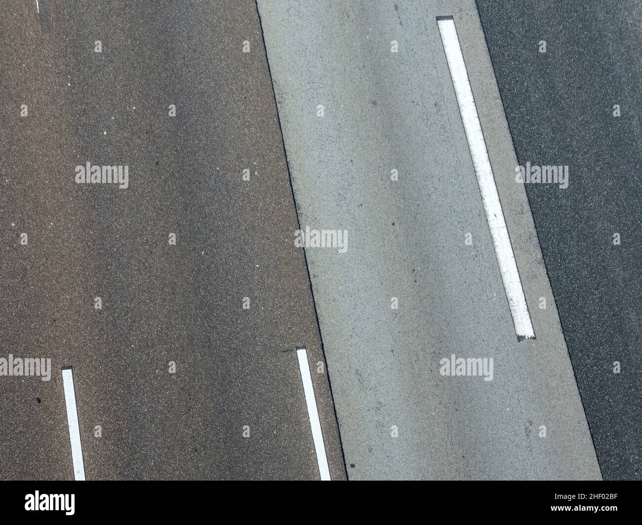 pattern of highway in Germany with white line markers Stock Photo - Alamy