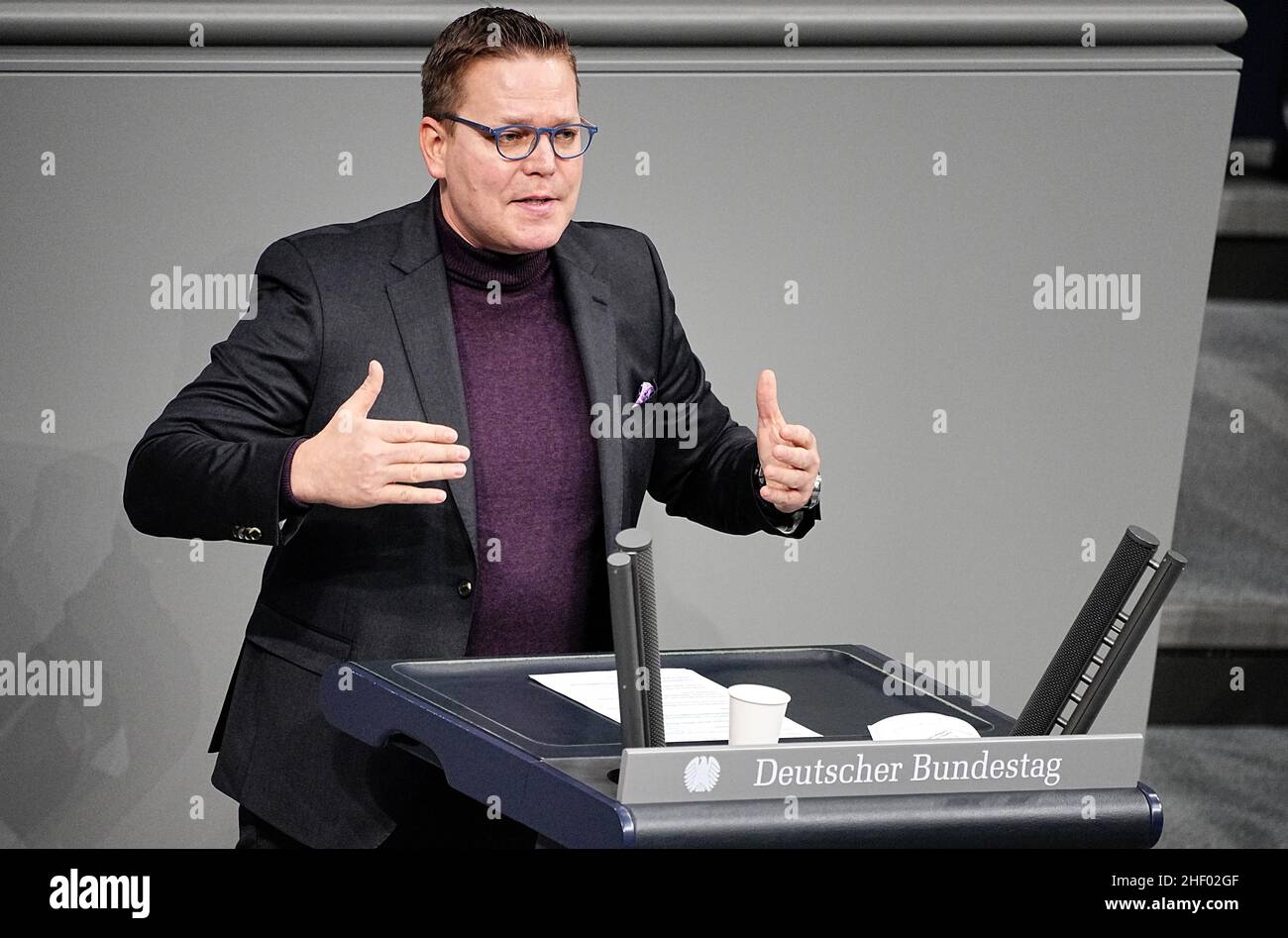 Berlin, Germany. 13th Jan, 2022. Tino Sorge (CDU), member of the German ...
