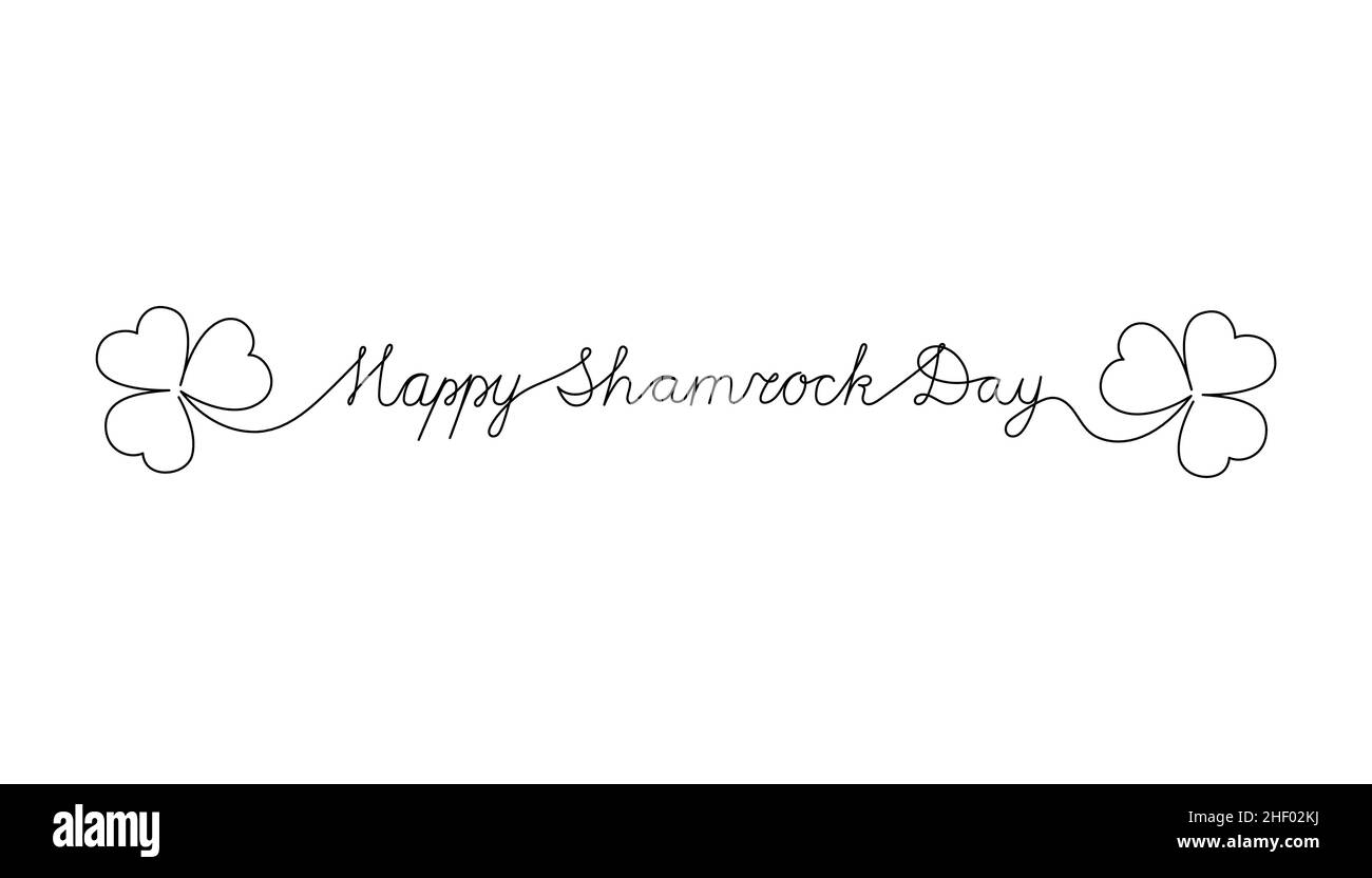 Shamrock vector Cut Out Stock Images & Pictures - Alamy