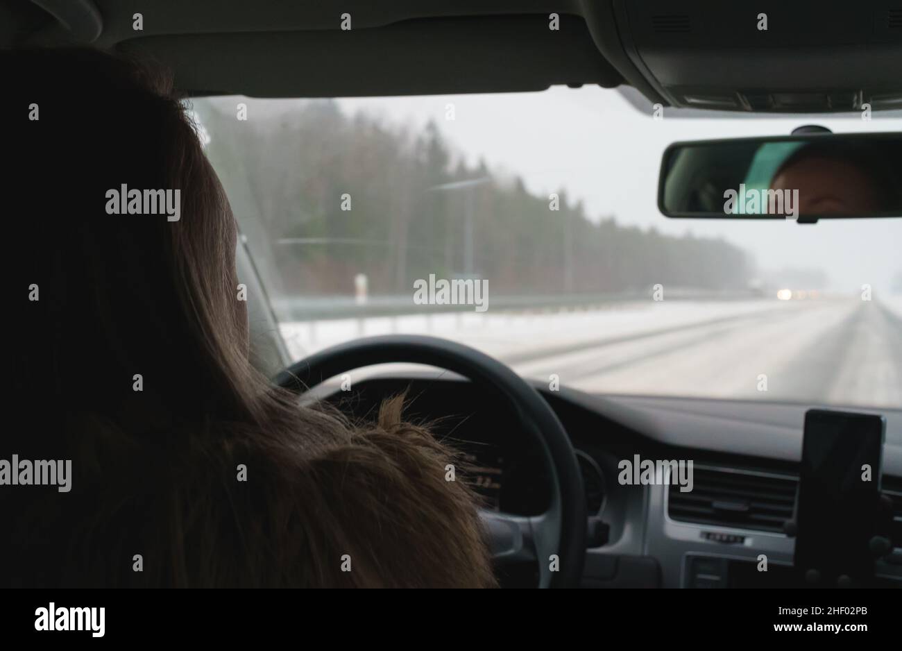 Safety woman bad driving hi-res stock photography and images - Alamy