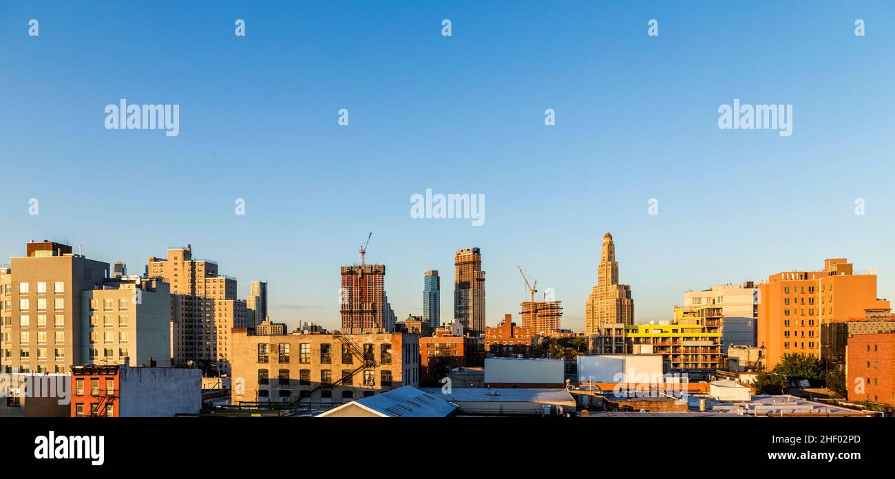skyline of New York, Brooklyn. Brooklyn is the most populous of New ...
