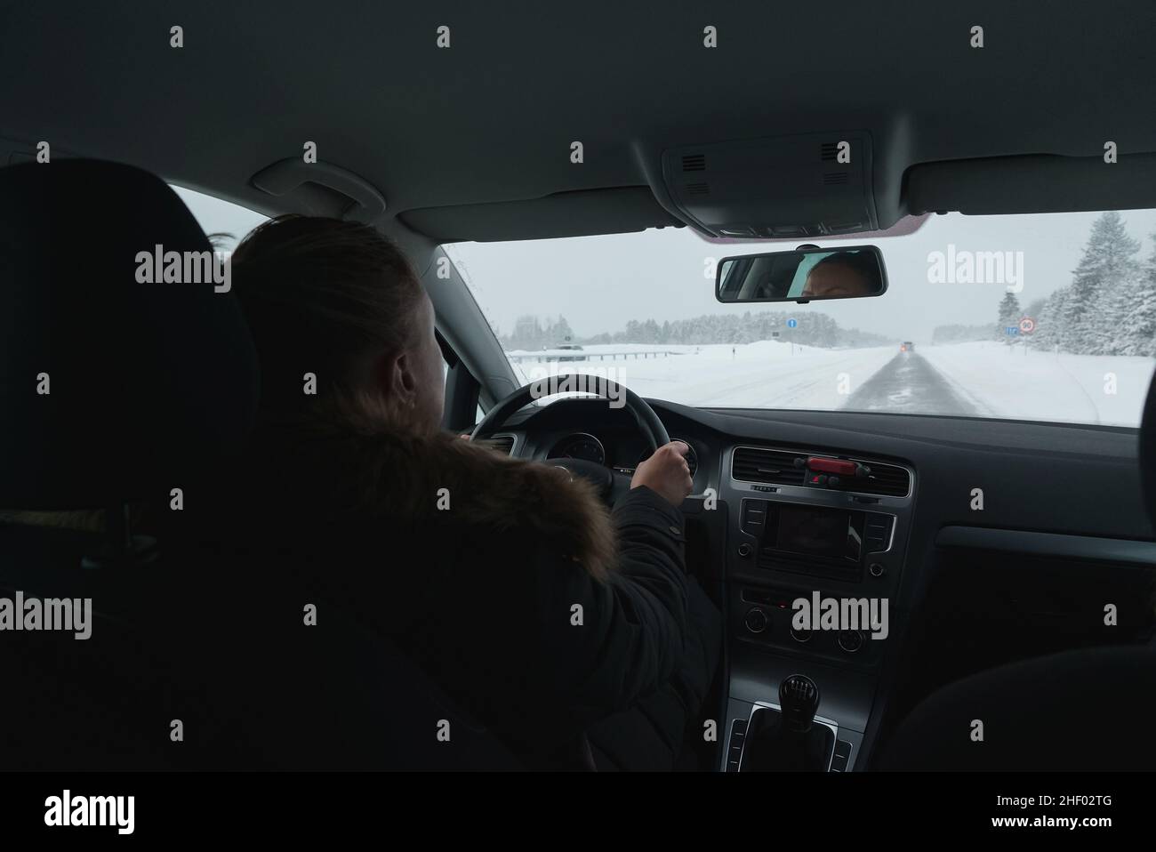 Safety woman bad driving hi-res stock photography and images - Alamy
