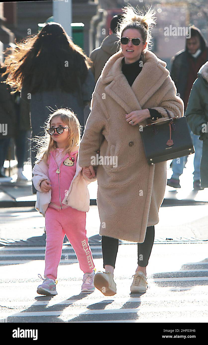 New York, NY, USA. 12th Jan, 2022. Nicky Hilton Rothschild and Lily ...