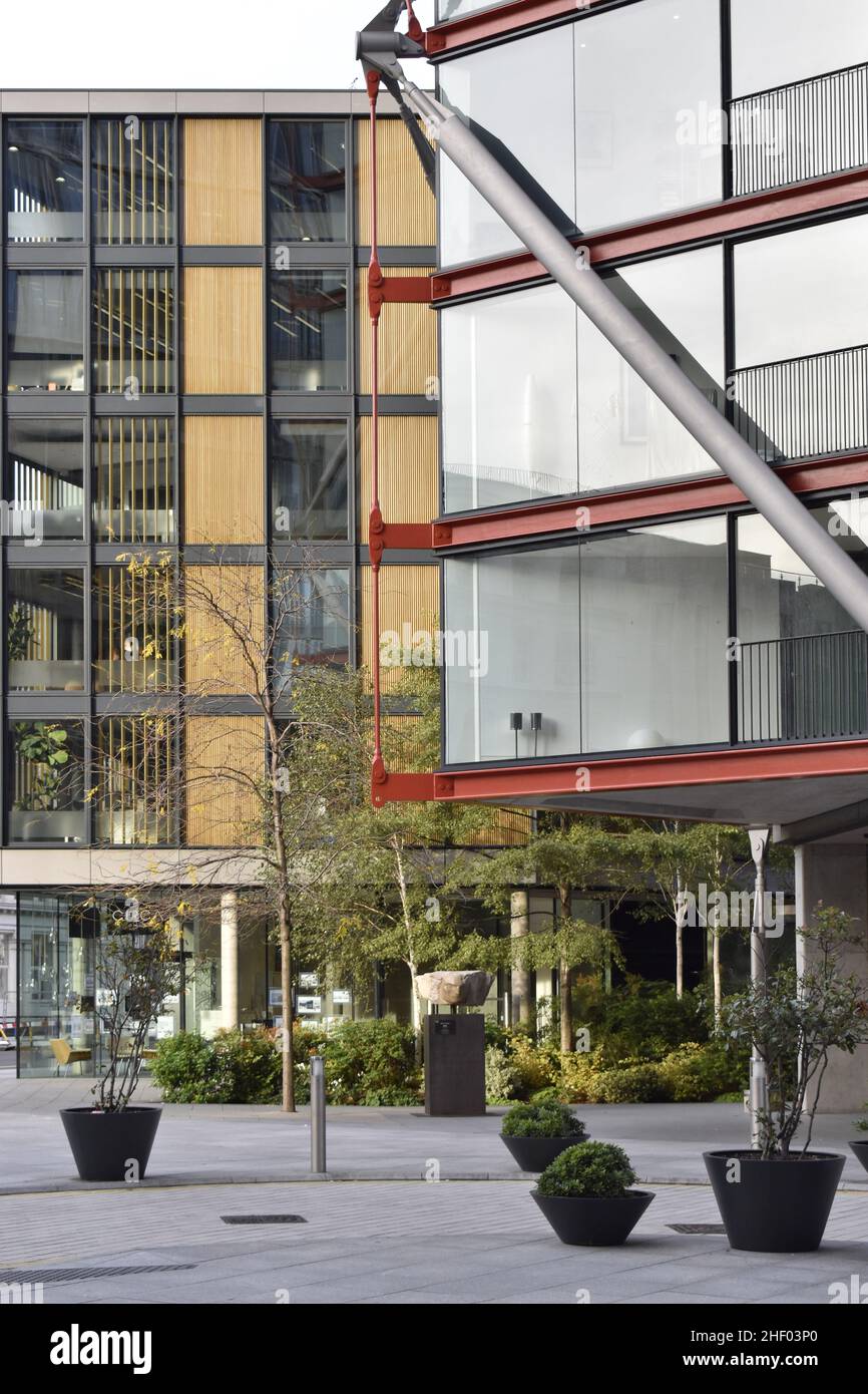 Neo Bankside - modern residential building exterior in Southwark London ...