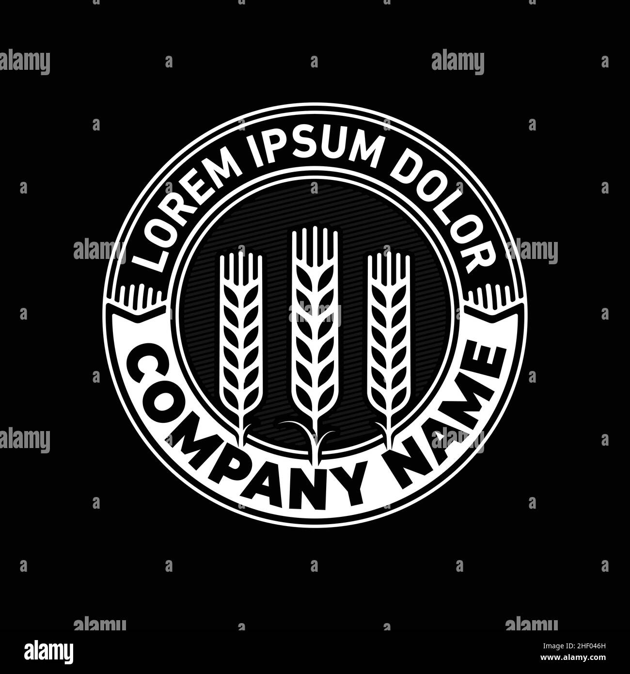 Wheat logo. Vector and illustration Stock Vector Image & Art - Alamy