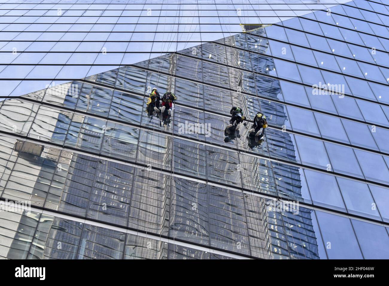 Modern building exterior cleaning hi-res stock photography and images ...