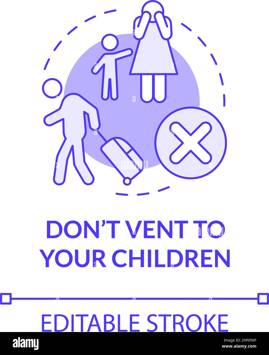 Children drawing divorce parents Stock Vector Images - Alamy