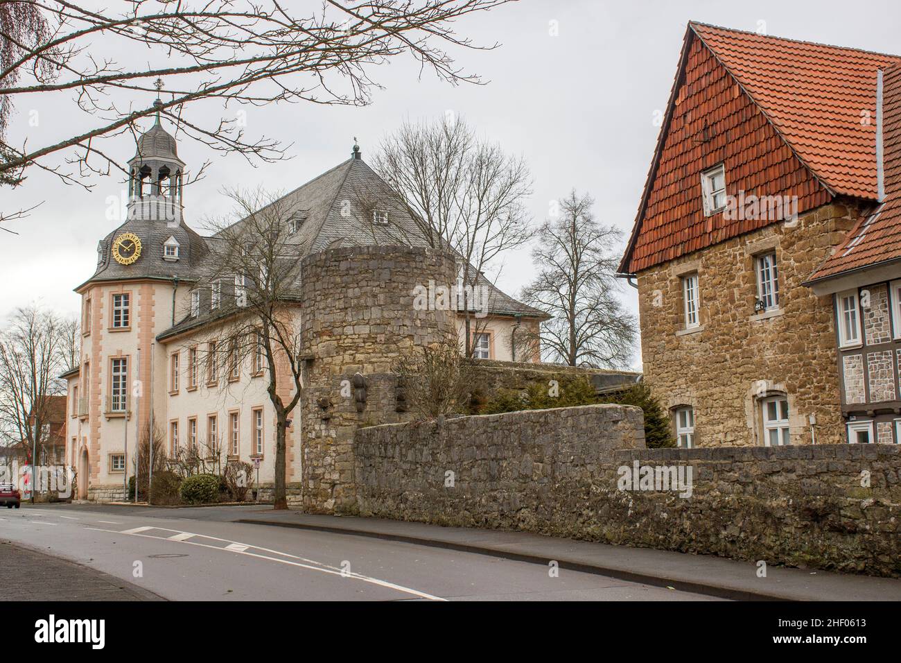 old town of Korbach - officially the Hanseatic City of Korbach, Germany ...
