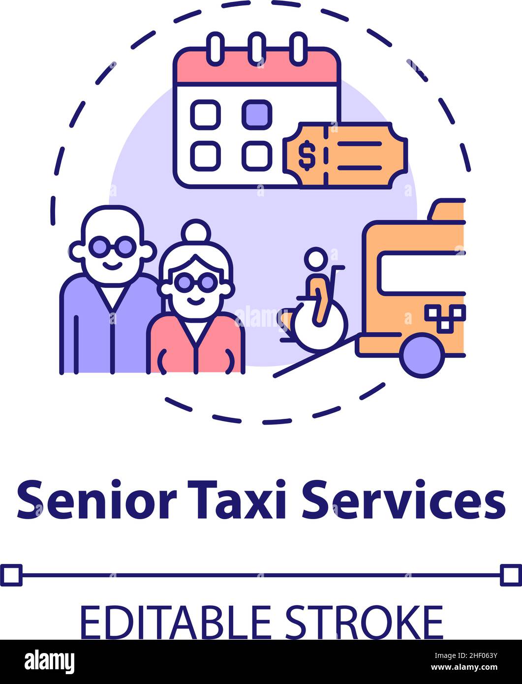 Elderly cost Cut Out Stock Images & Pictures - Alamy