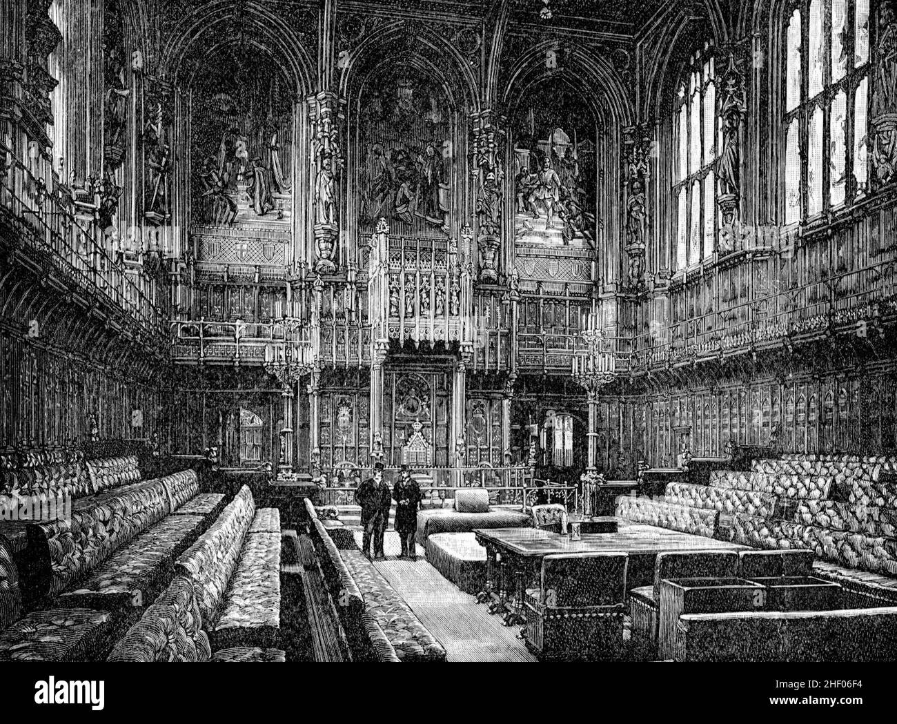 Interior of the house of lords, hi-res stock photography and images - Alamy