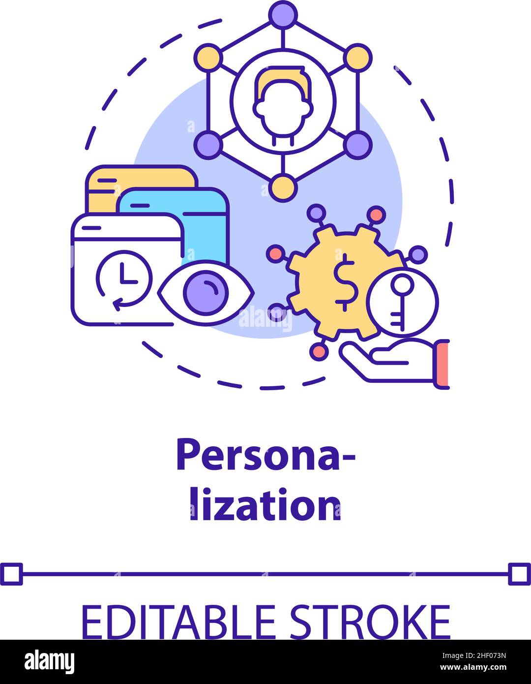 Personalization concept icon Stock Vector Image & Art - Alamy Personalization concept icon Stock Vector Image & Art - Alamy