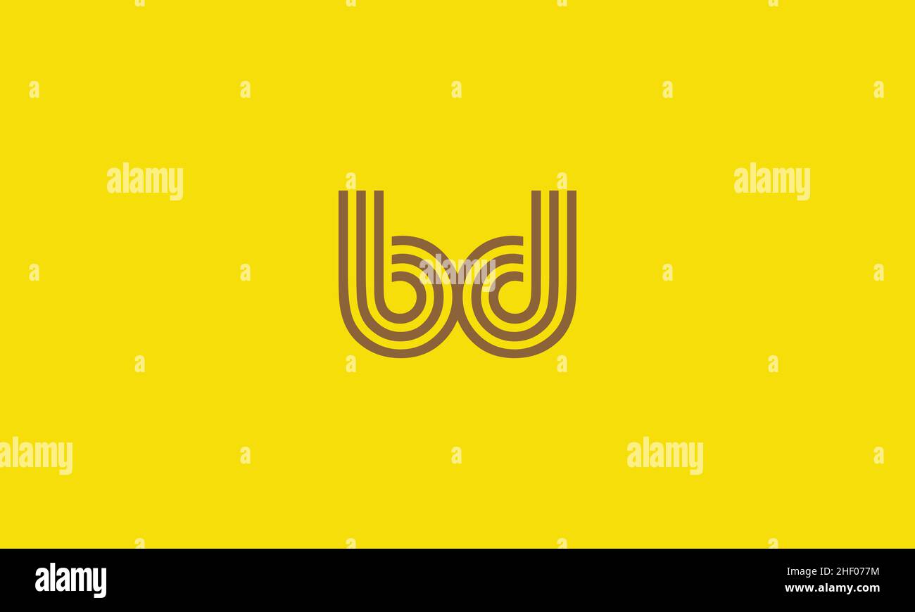 Bd logo design hi-res stock photography and images - Alamy