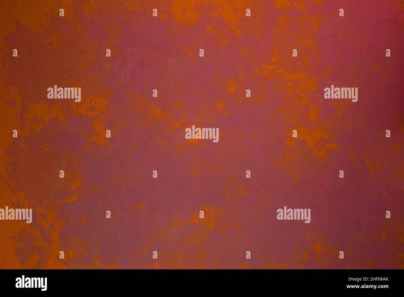 Artistic background painted with traces of rust on a weathered and ...