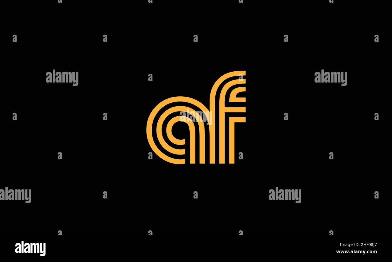 Af logo vector vectors hi-res stock photography and images - Alamy