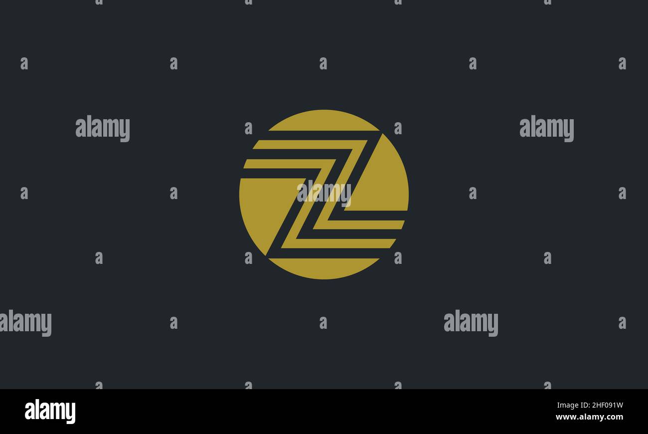 Creative letter Z graphic lines alphabet icon/logo design Stock Vector ...