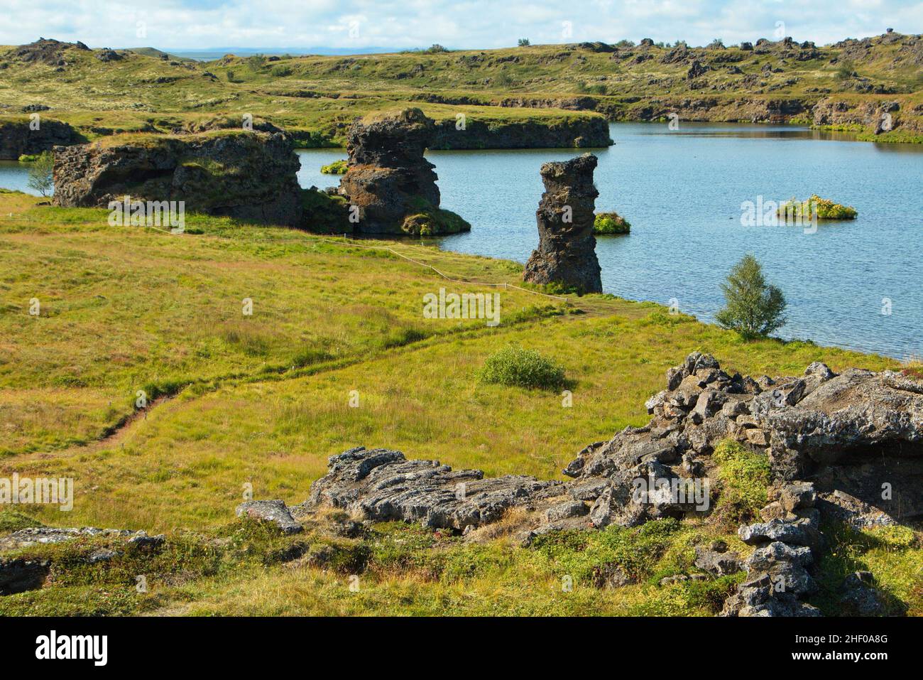 Landscape myvatn lake from hi-res stock photography and images - Alamy