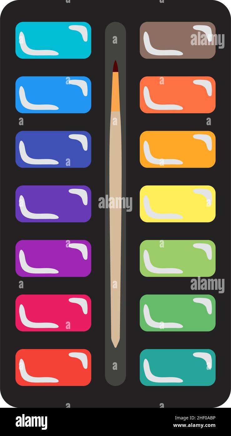 Water container palette Stock Vector Images - Alamy