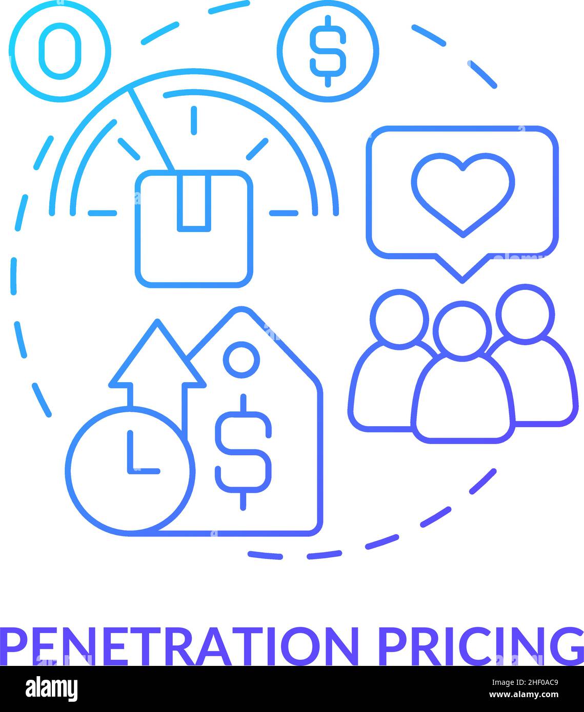 Penetration pricing blue gradient concept icon Stock Vector Image & Art ... Penetration pricing blue gradient concept icon Stock Vector Image & Art ...
