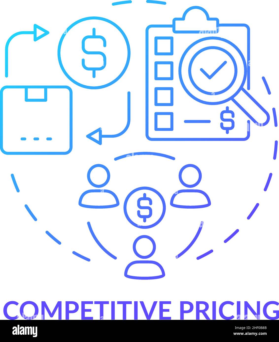 Competitive pricing blue gradient concept icon Stock Vector Image & Art ... Competitive pricing blue gradient concept icon Stock Vector Image & Art ...
