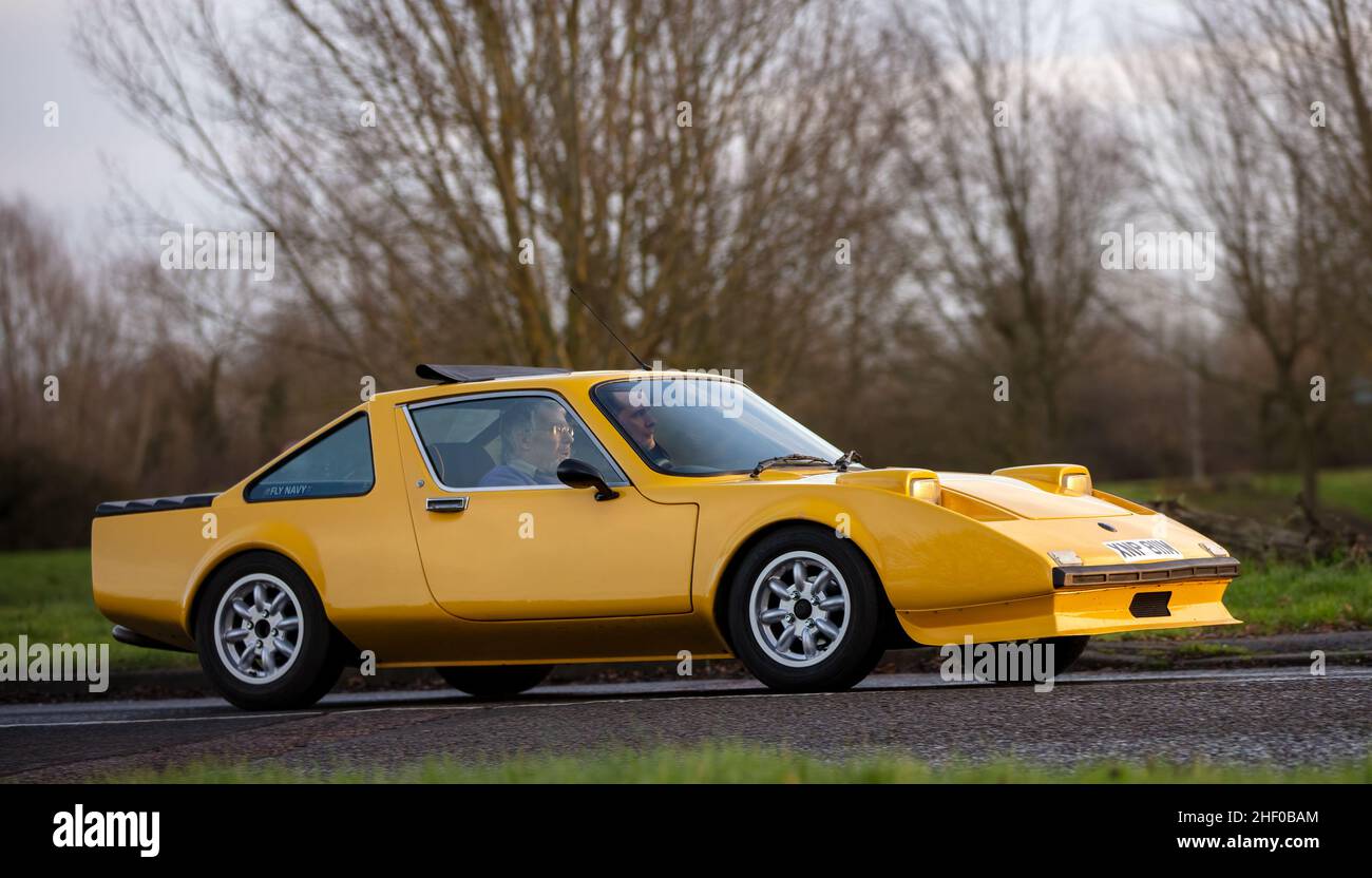 1973 yellow Clan Crusader Stock Photo - Alamy