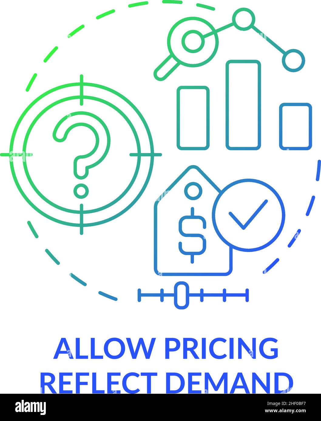 Demand curve icon hi-res stock photography and images - Alamy