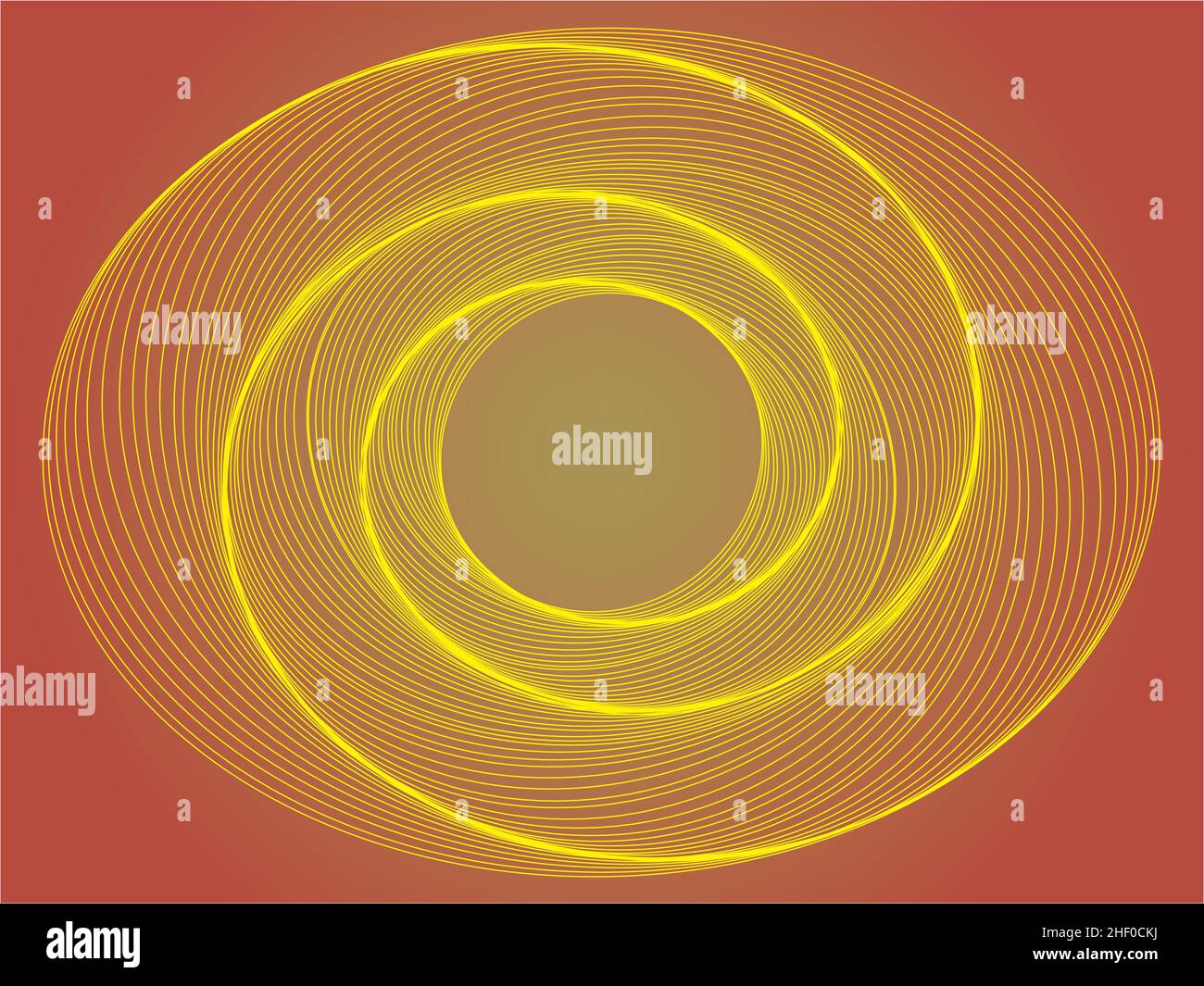 A graphic showing an oval obtained by scaling and rotating a geometric ...