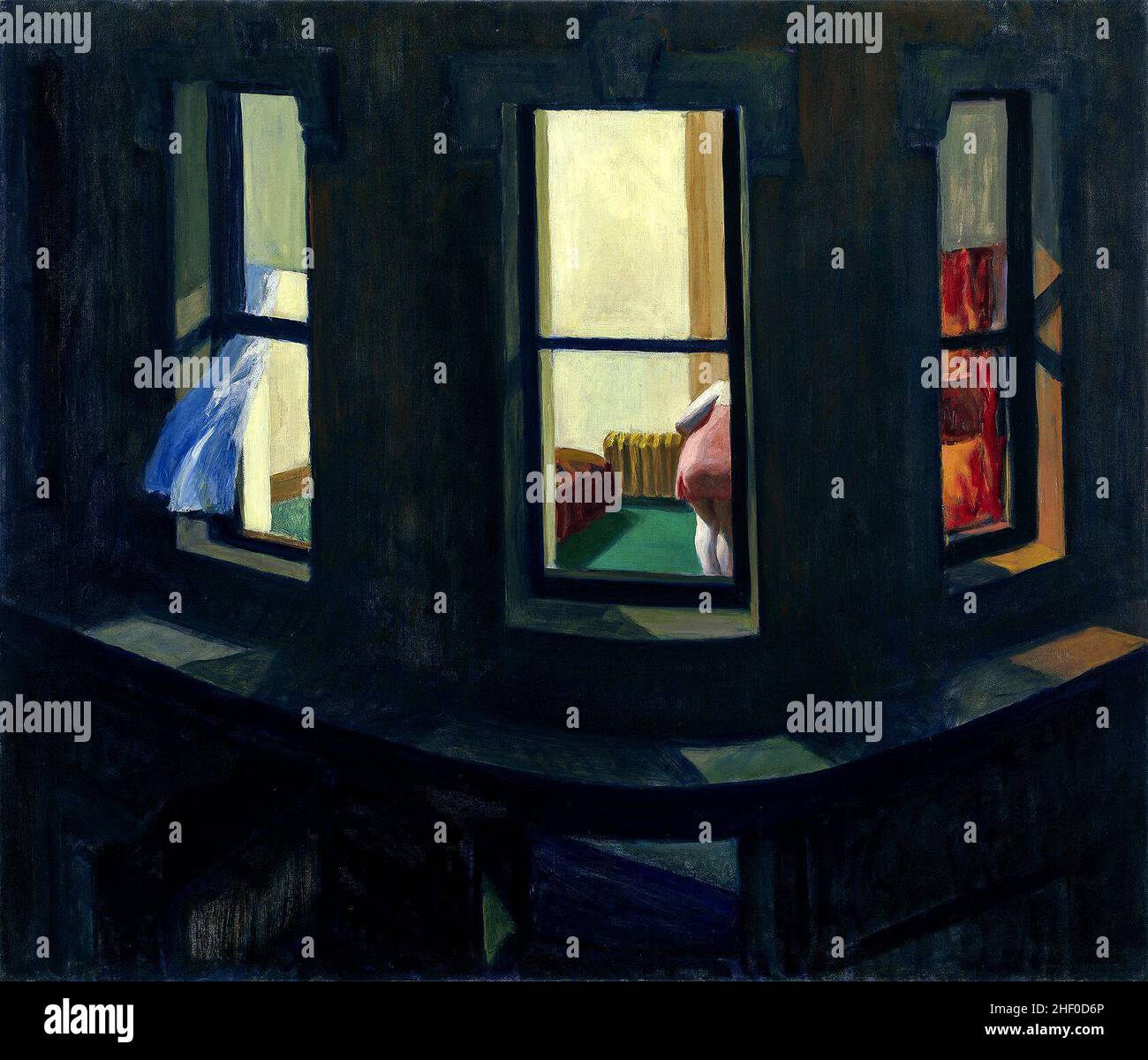 Edward hopper night windows hi-res stock photography and images - Alamy