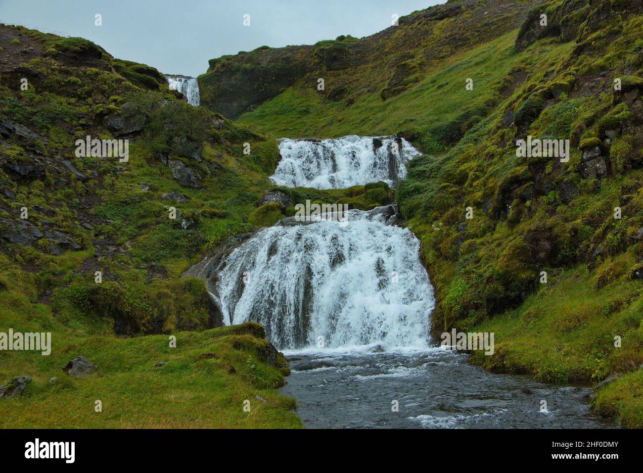 Sheep's Waterfall on Snaefellsnes Peninsula,Iceland,Europe Stock Photo ...