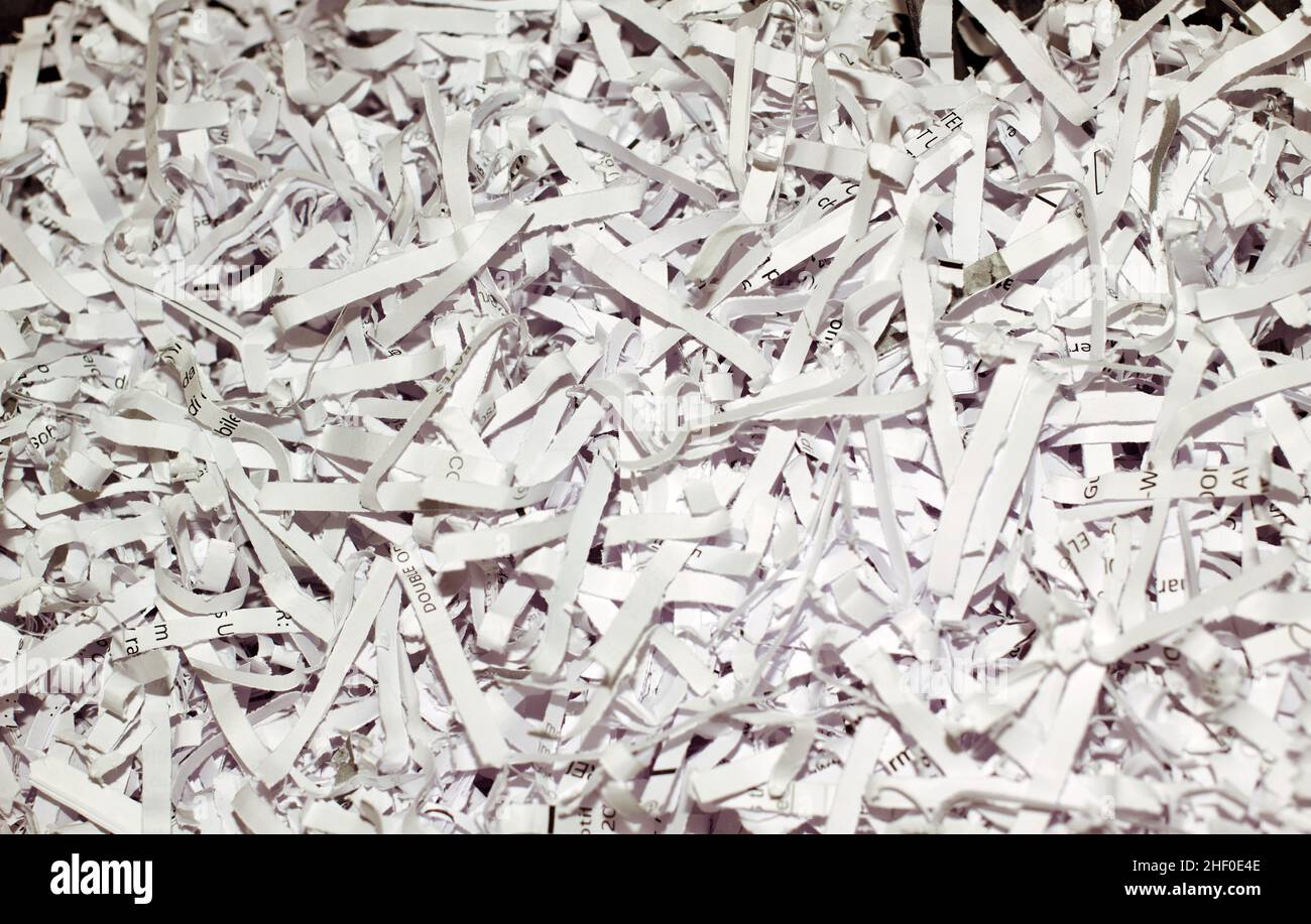 Shredded documents background hi-res stock photography and images - Alamy