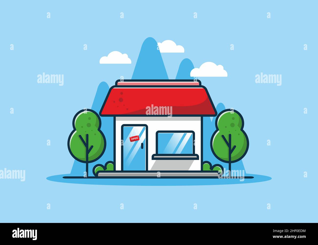 Miniature shop Stock Vector Images - Alamy