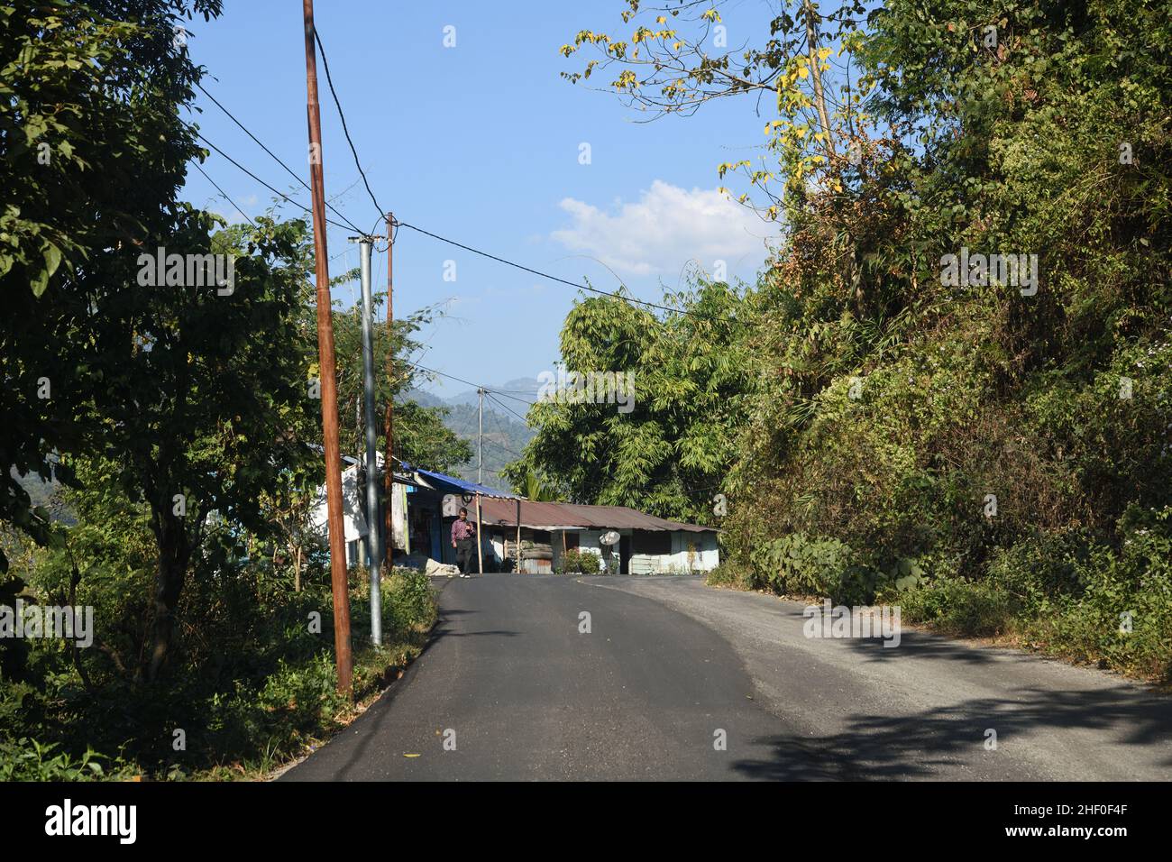 Gorubathan. Rishi road, Kalimpong, West Bengal, India Stock Photo - Alamy