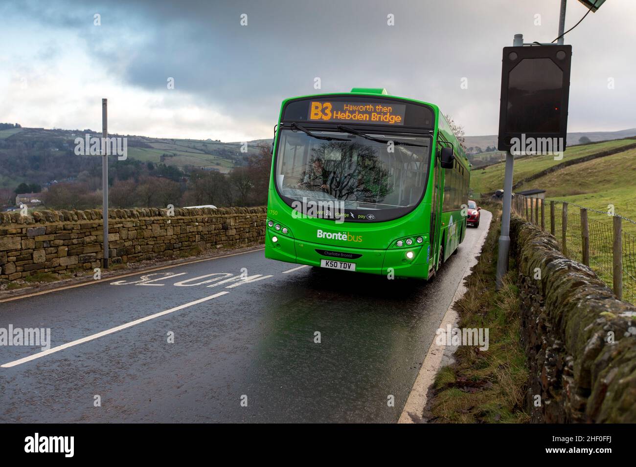 Rural bus services near Haworth, Oxenhope, Oldfield and Oakworth in ...