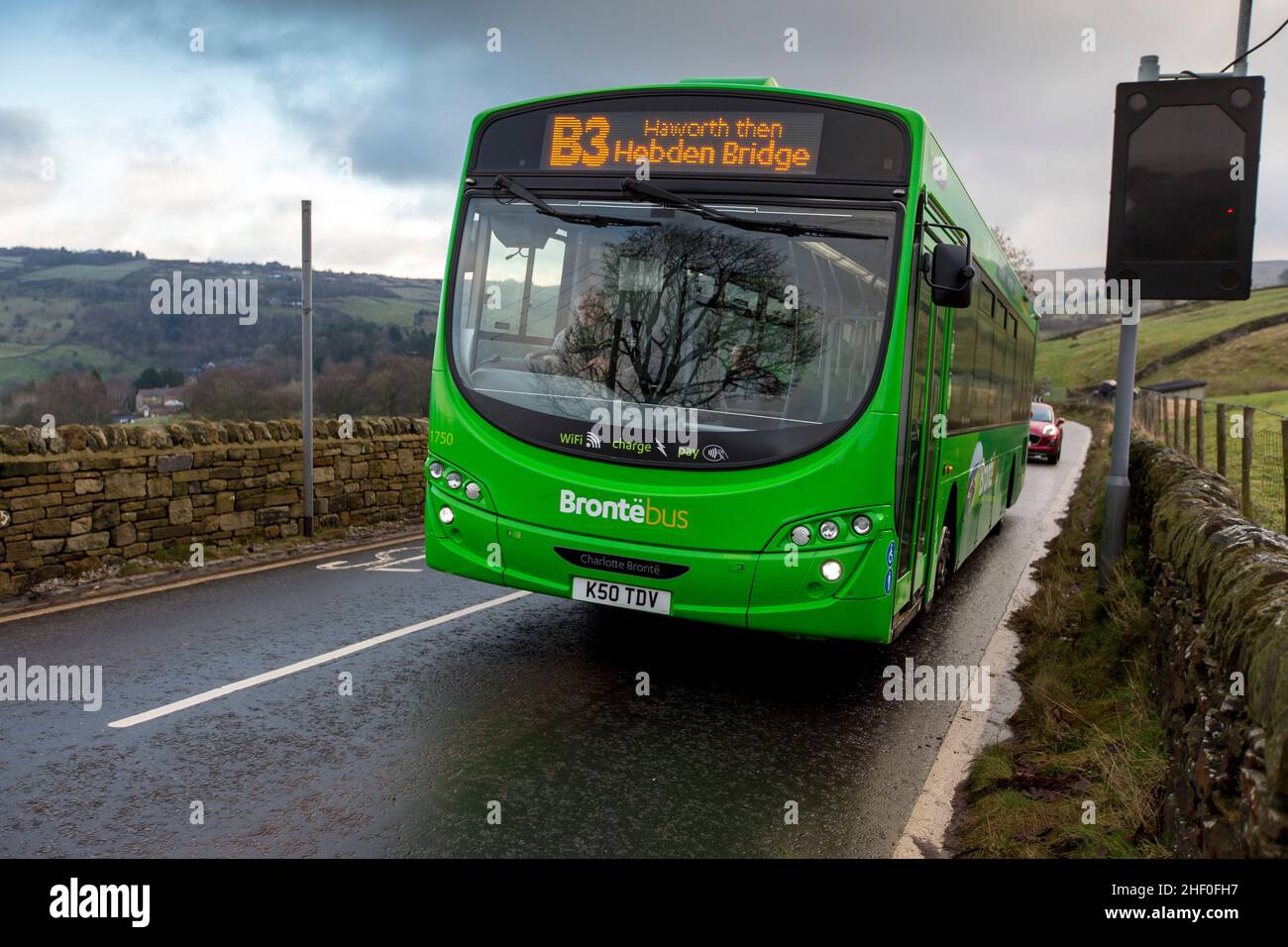 Rural bus services near Haworth, Oxenhope, Oldfield and Oakworth in ...