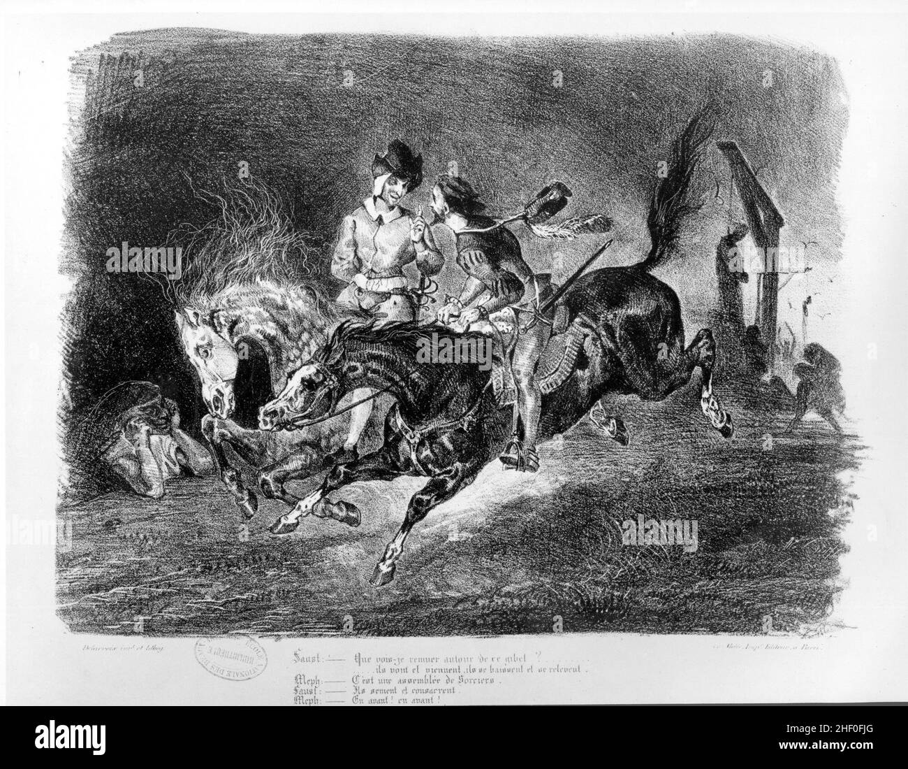 Faust and mephistopheles painting hi-res stock photography and images ...