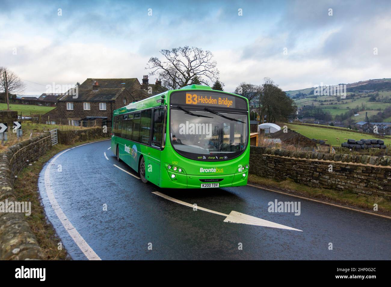 Rural bus services near Haworth, Oxenhope, Oldfield and Oakworth in ...