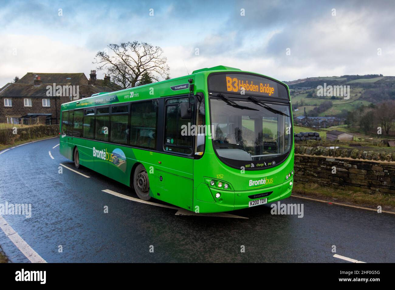 Rural bus services near Haworth, Oxenhope, Oldfield and Oakworth in ...