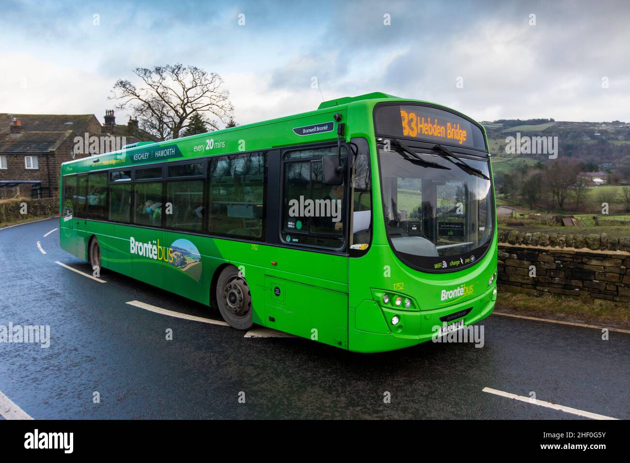 Rural bus services near Haworth, Oxenhope, Oldfield and Oakworth in ...