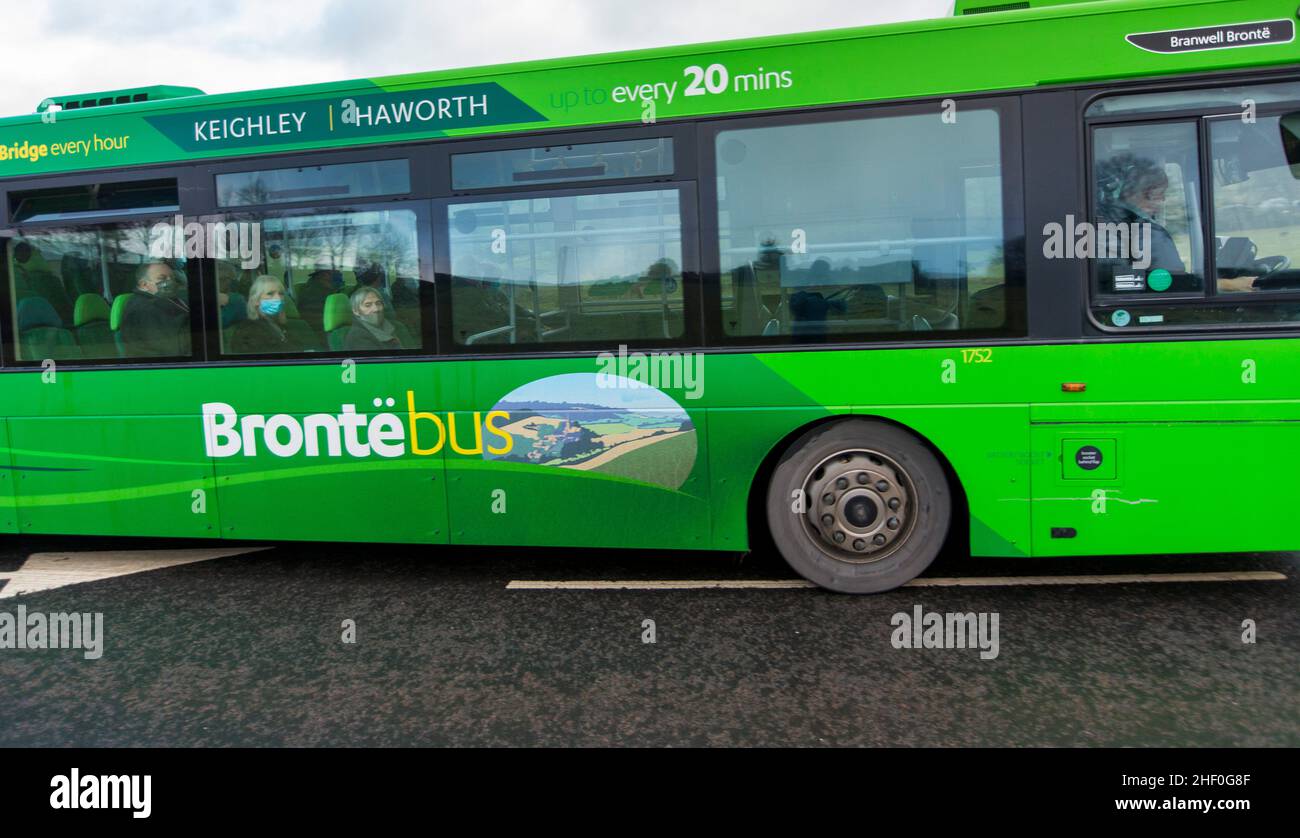 Rural bus services near Haworth, Oxenhope, Oldfield and Oakworth in ...