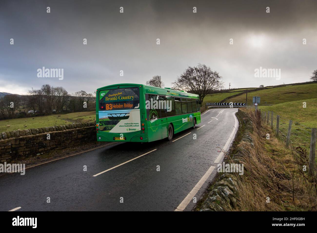 Rural bus services near Haworth, Oxenhope, Oldfield and Oakworth in ...