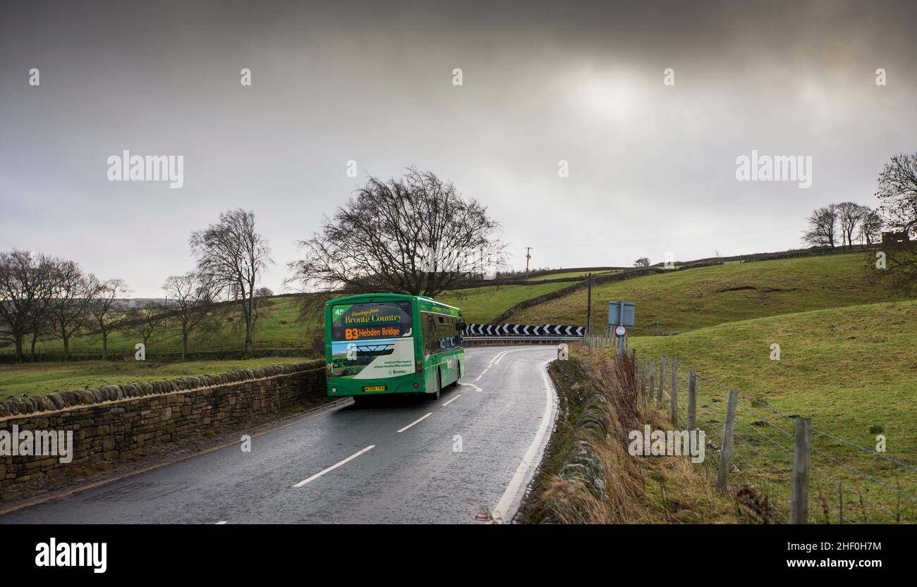 Rural bus services near Haworth, Oxenhope, Oldfield and Oakworth in ...