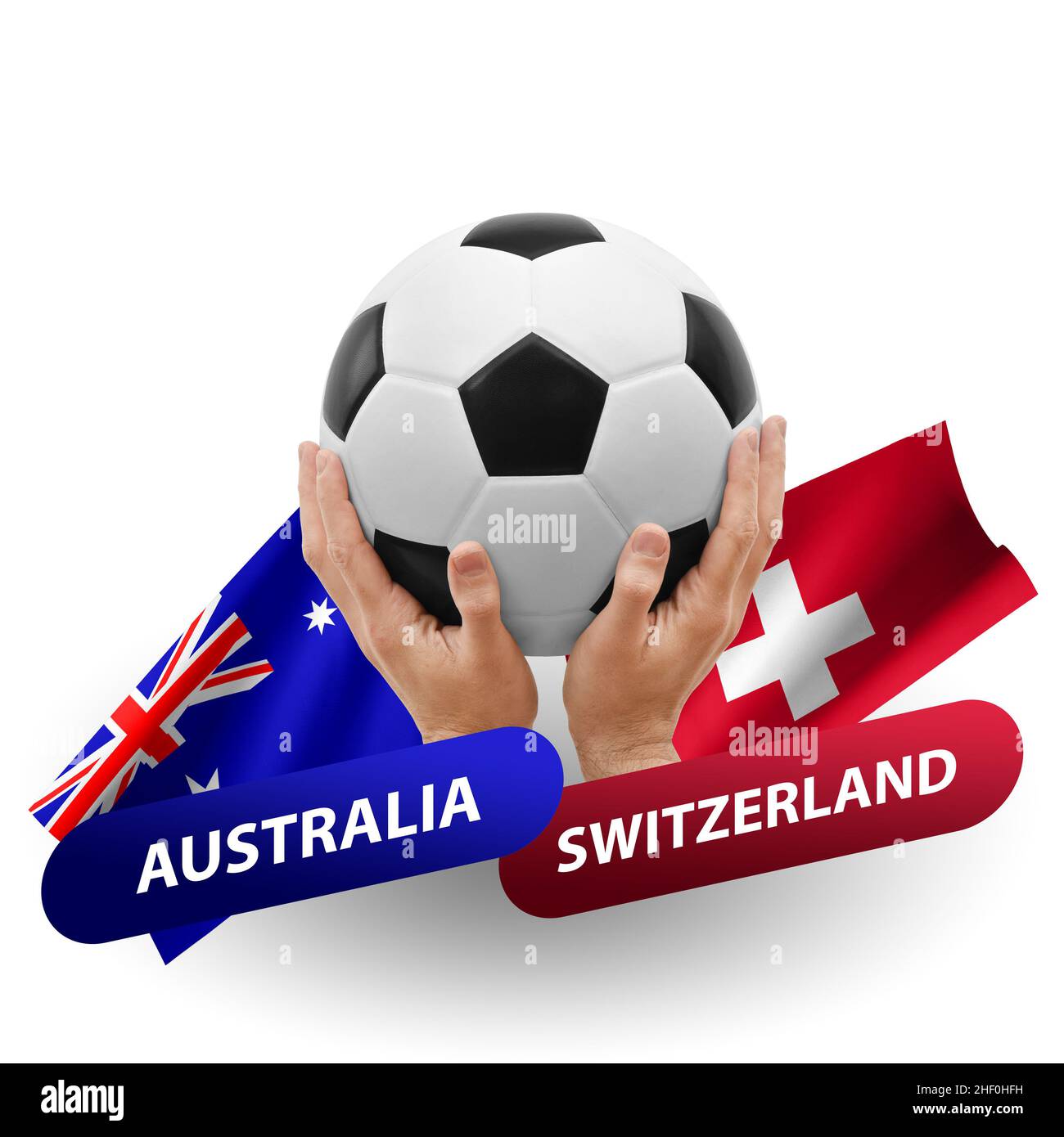 Australia switzerland flag hi-res stock photography and images - Alamy