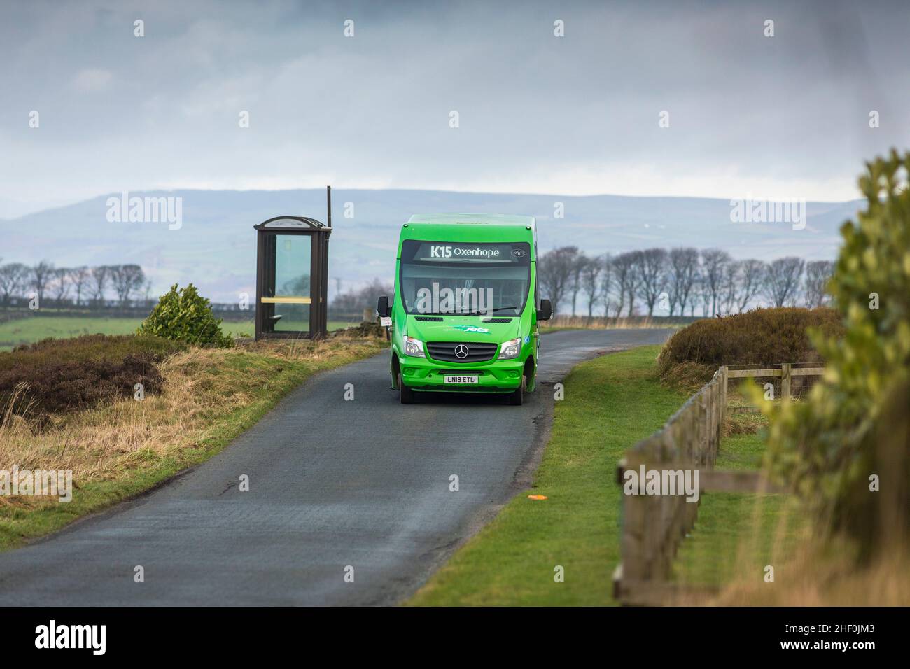 Rural bus services near Haworth, Oxenhope, Oldfield and Oakworth in ...