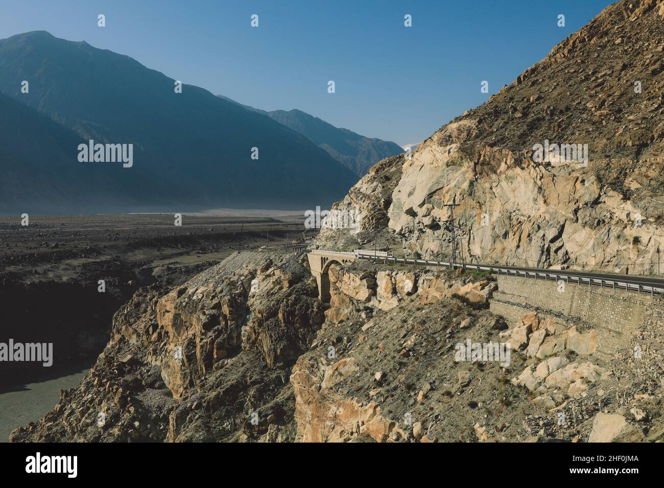 Amazing View to the Panorama of Pakistan Highlands Among the Gilgit ...