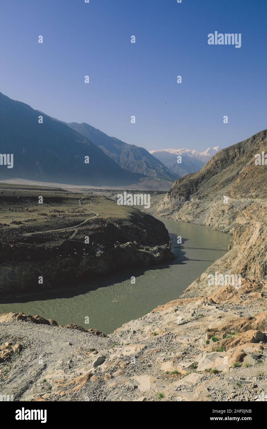 Amazing View to the Panorama of Pakistan Highlands Among the Gilgit ...