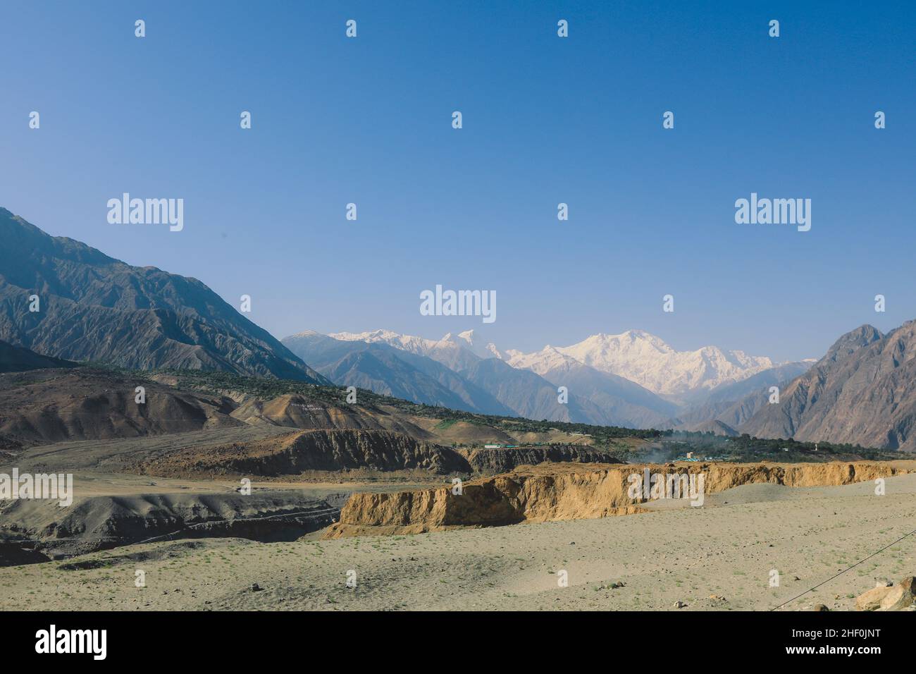 Amazing View to the Panorama of Pakistan Highlands Among the Gilgit ...