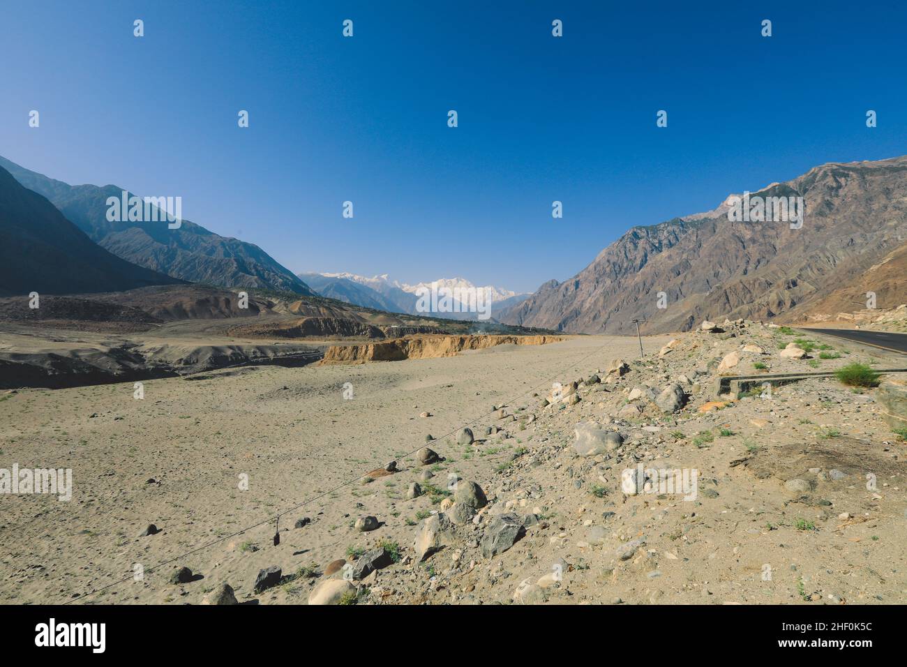 Amazing View to the Panorama of Pakistan Highlands Among the Gilgit ...